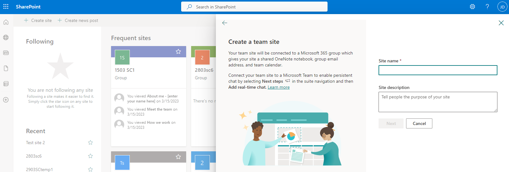 A Beginner's Guide to Creating a SharePoint Team Site