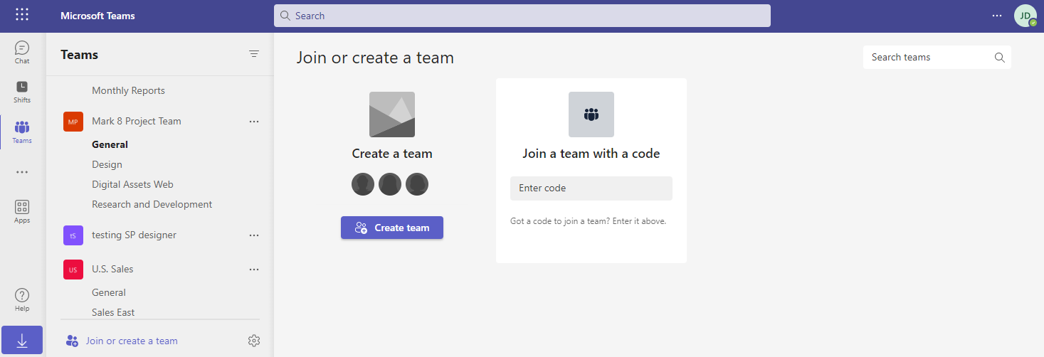 What are the different ways to create a SharePoint team site?