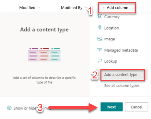 Using Content Types to improve Microsoft 365 governance