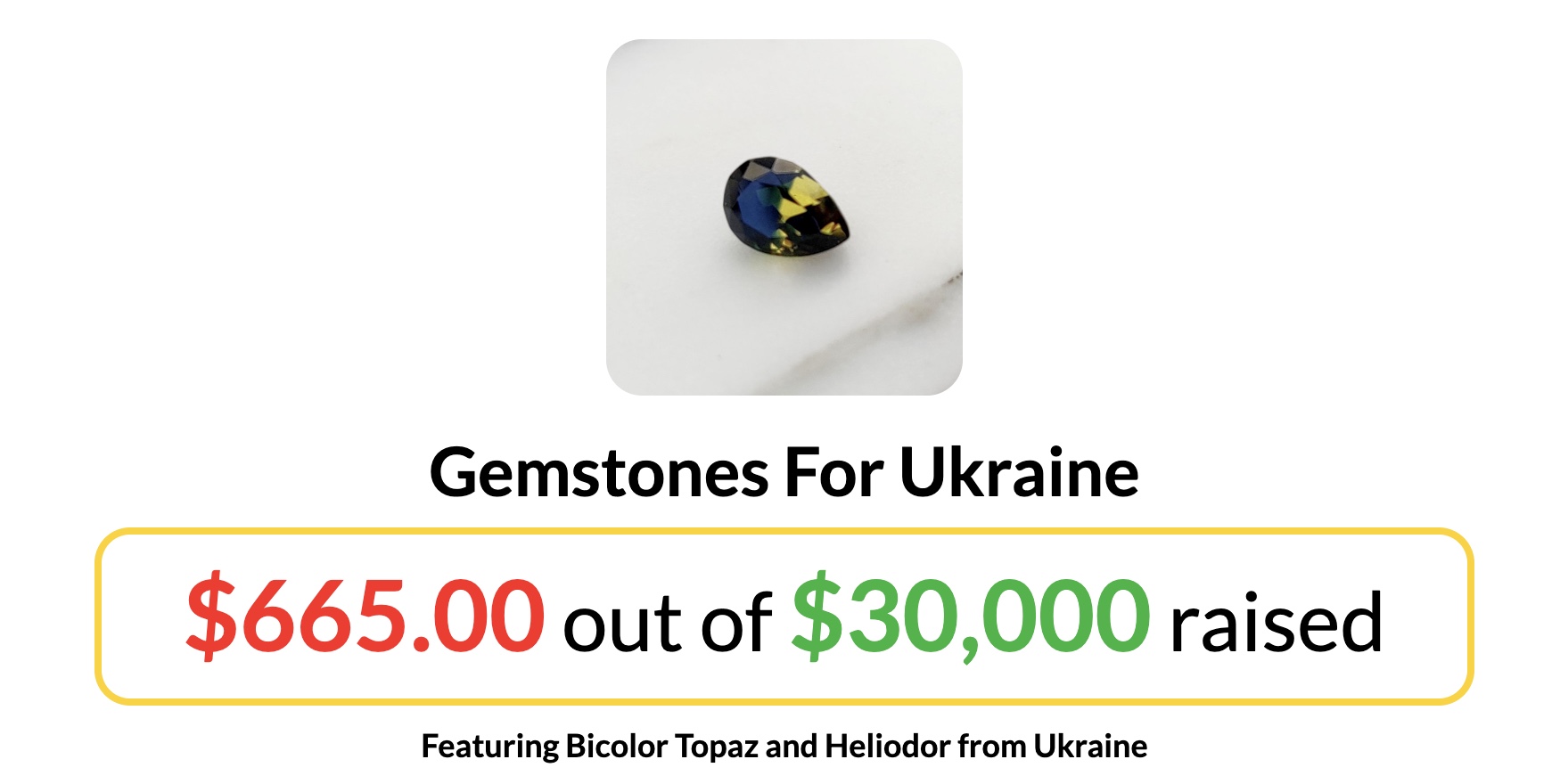Gemstones for Ukraine