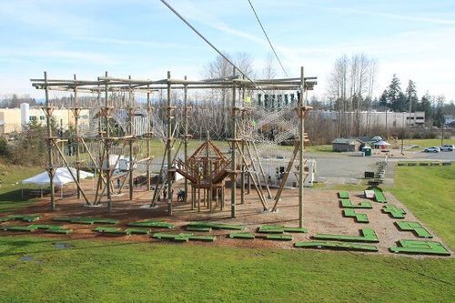 Zipline & Ropes Course Birthday Party Fun Center