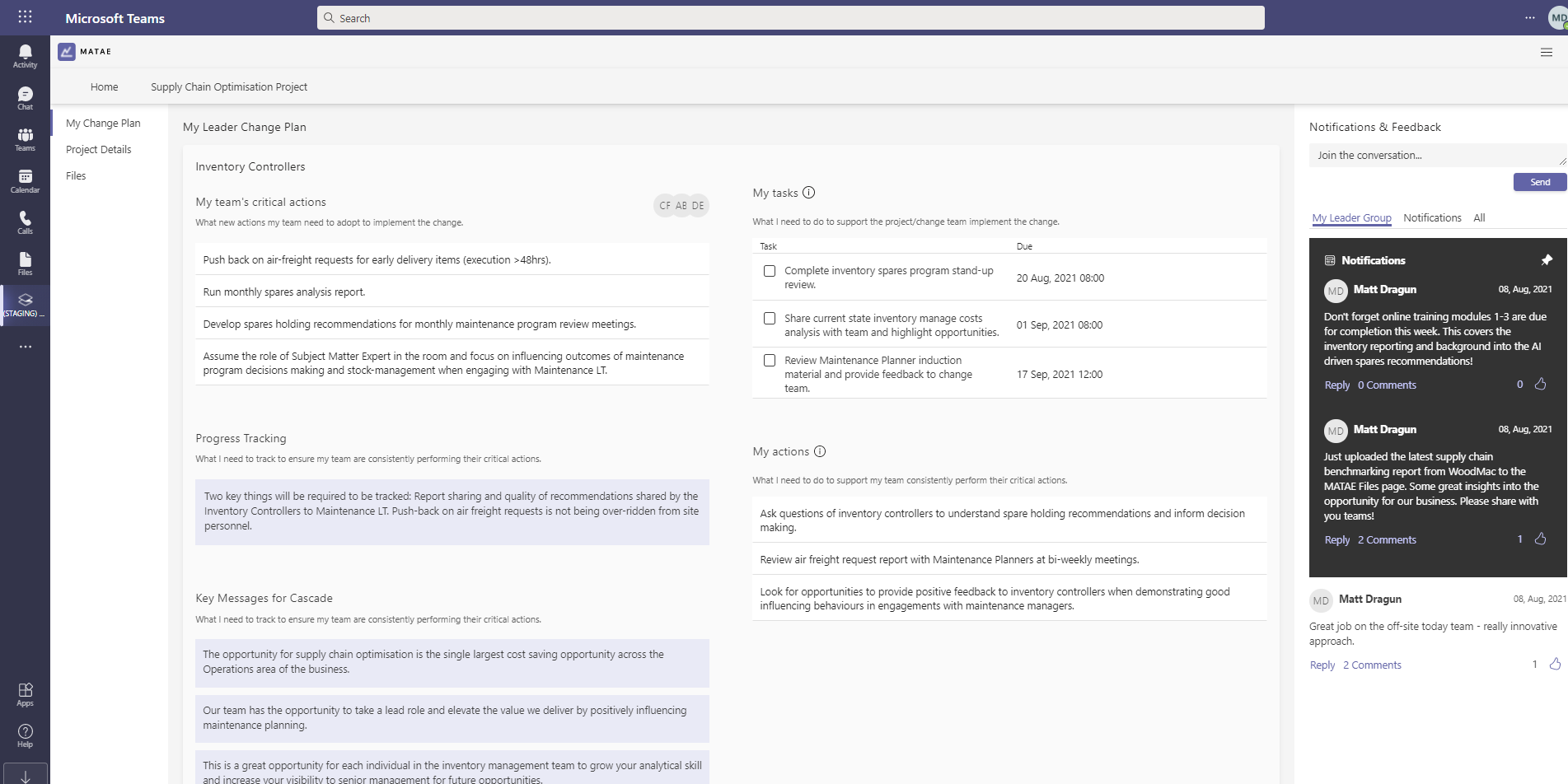 Matae | Change Management Software