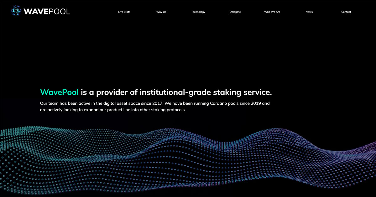 WavePool | Professionally-Managed Staking Services