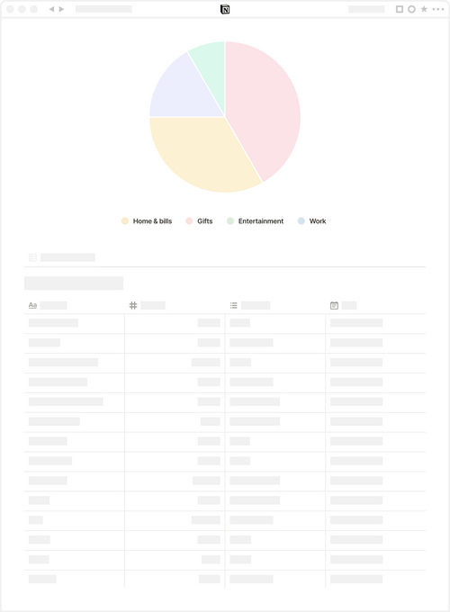 Data Jumbo - charts for Notion