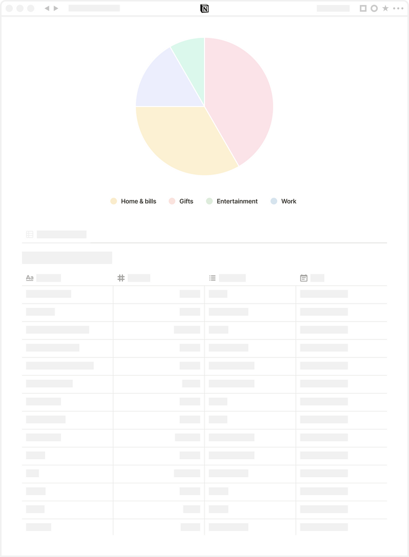 Data Jumbo - charts for Notion