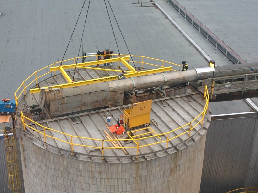 Storage Tank Roof Replacement | Gairns Santos Engineeering Inc.