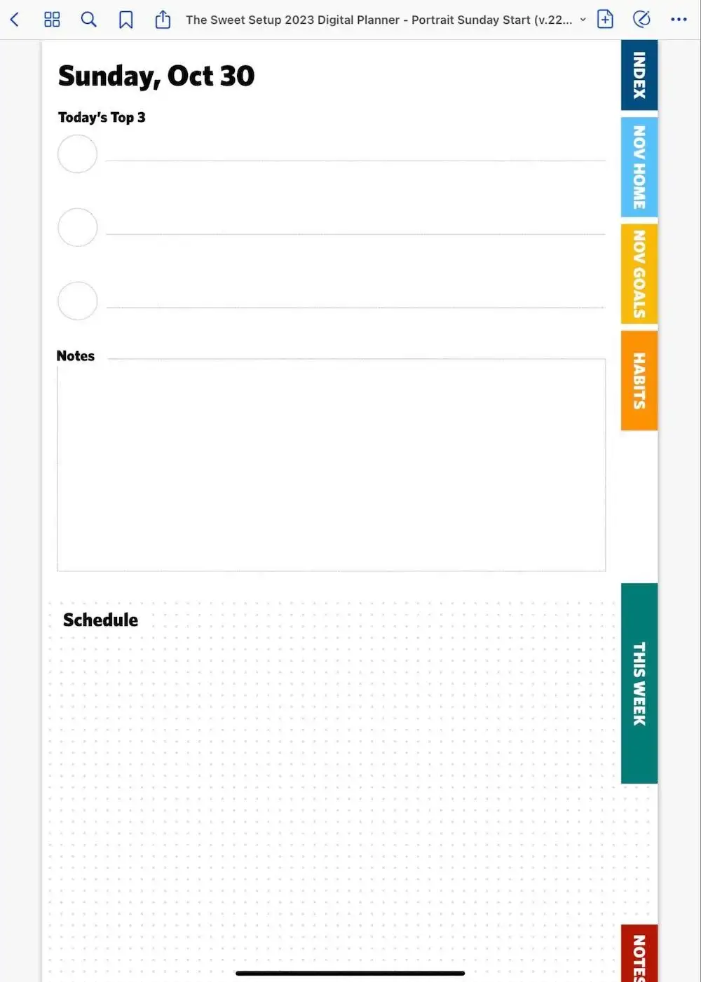 2022 2023 Digital Planner Dated Digital Planner Goodnotes Planner