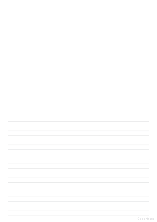 Free Lined Paper Template | Goodnotes