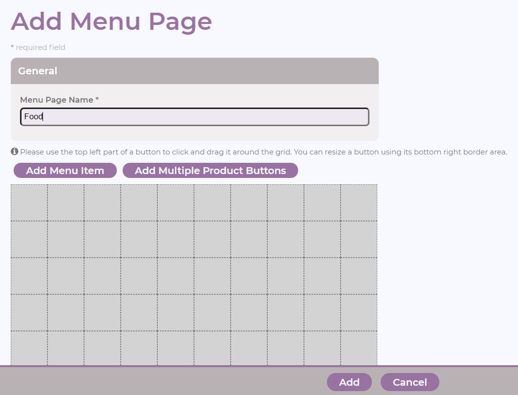 How To Add A Menu Page