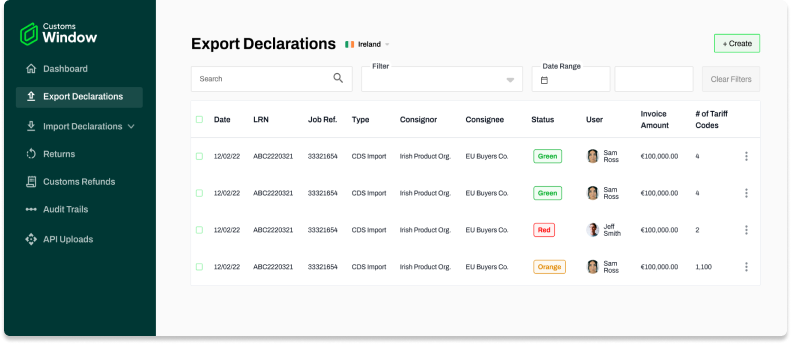 Customs Window | Declarations Made Simple