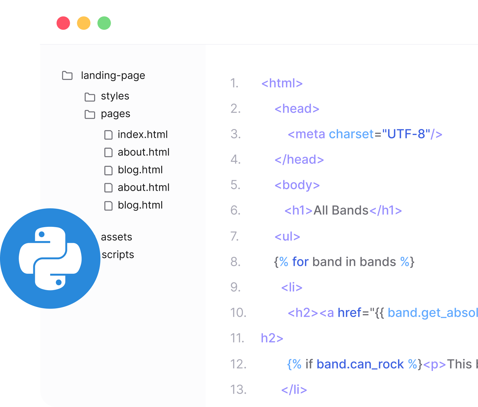 Python - Codely X - Webflow Ecommerce website template
