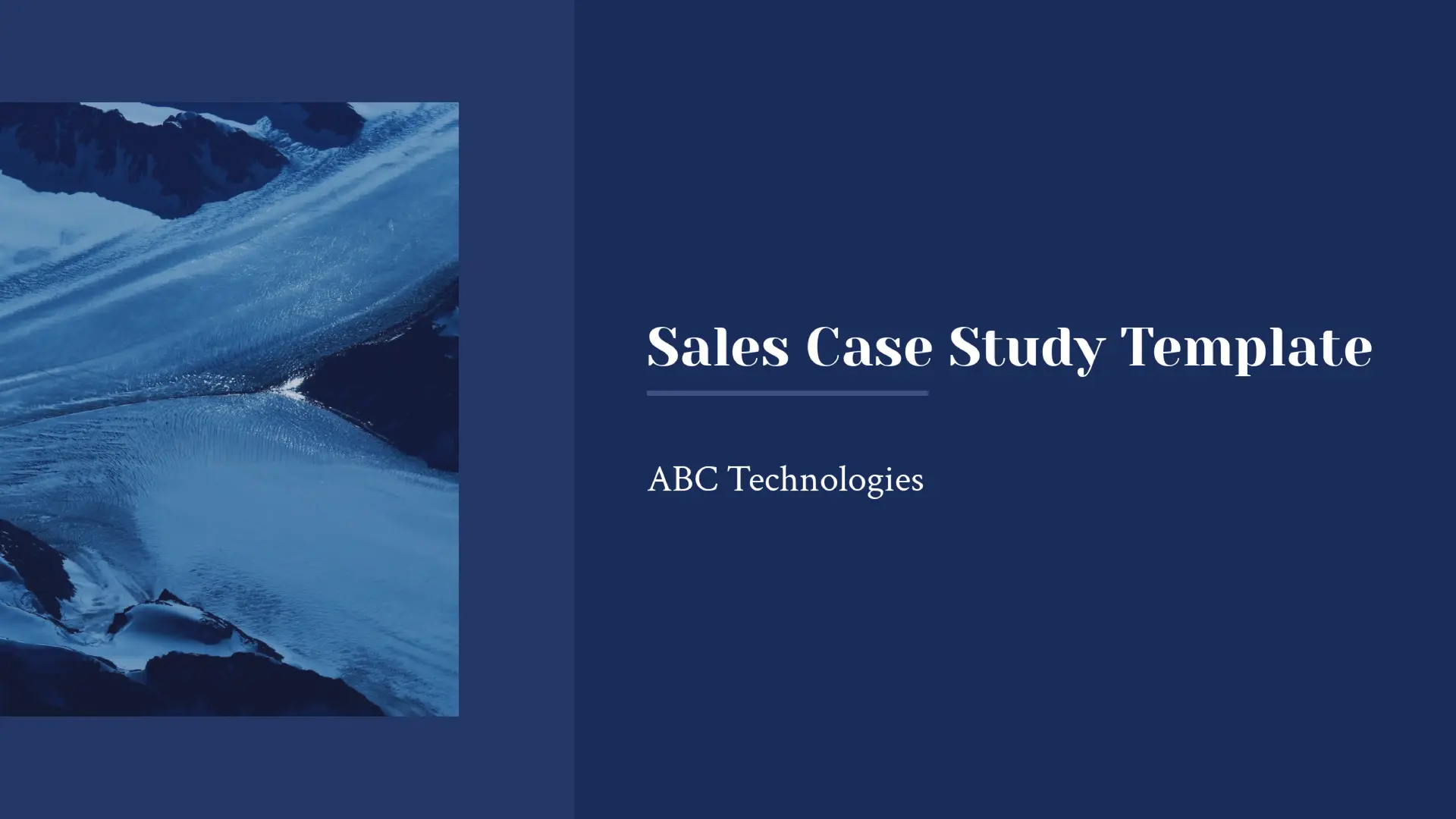 Business Case Study Template Case Study Presentation PPT