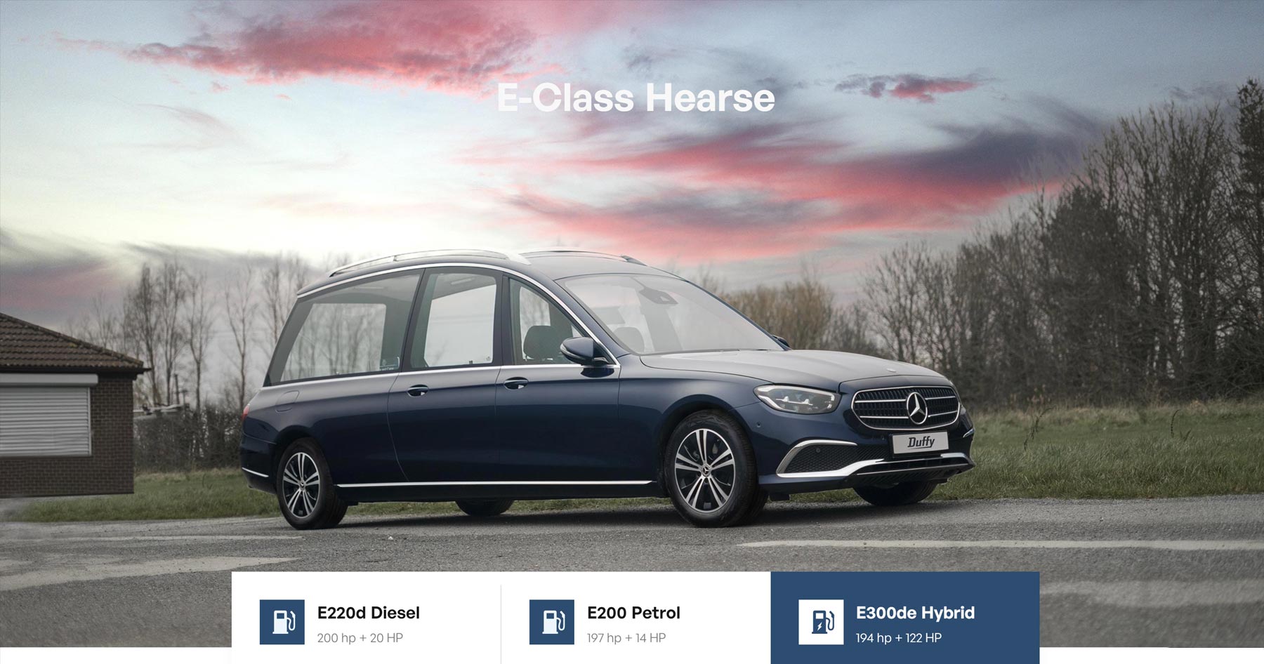 Hearse - Mercedes E-Class - Duffy