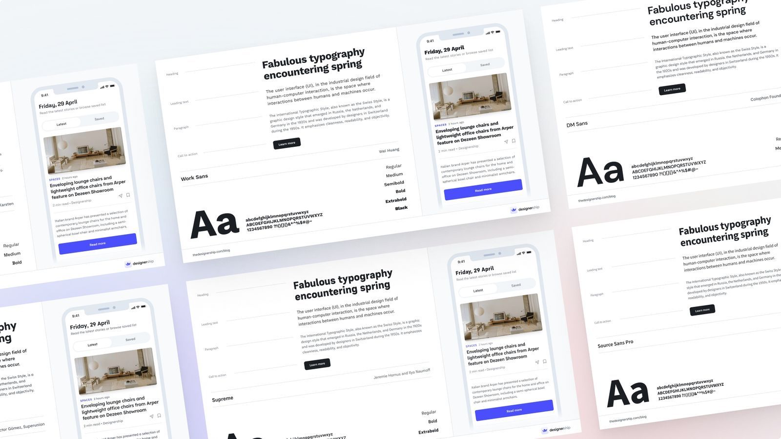 10 Best Free Fonts for UI Design (2023 Edition) - The Designership