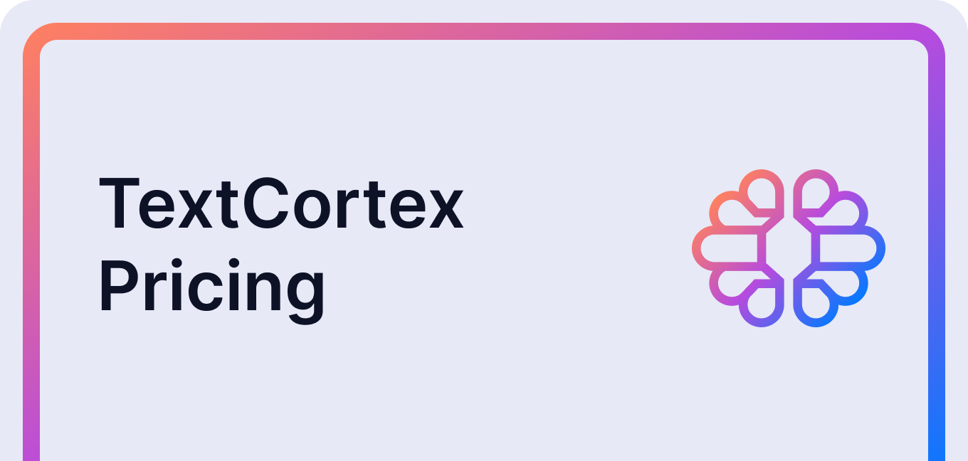 TextCortex AI Pricing