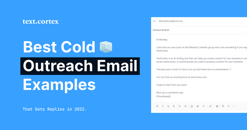 Best Cold Outreach Email Examples That Get Replies in 2022