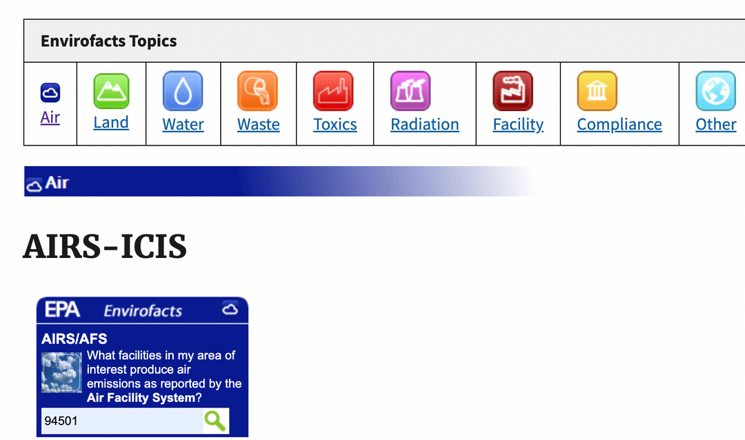 Environmental Justice Tools