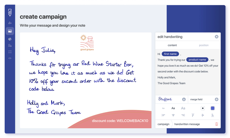 Handwritten Direct Mail Service | Scribeless