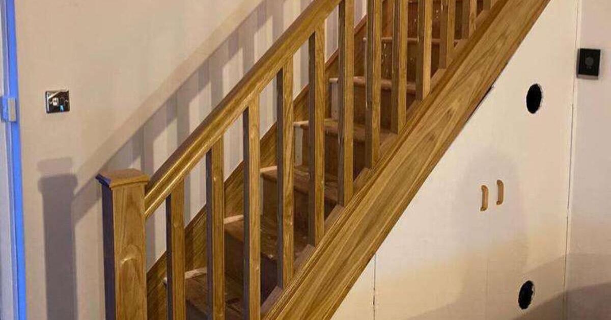 Solid Oak Staircase Renovation Featuring Contour Spindles | The Stair Shop
