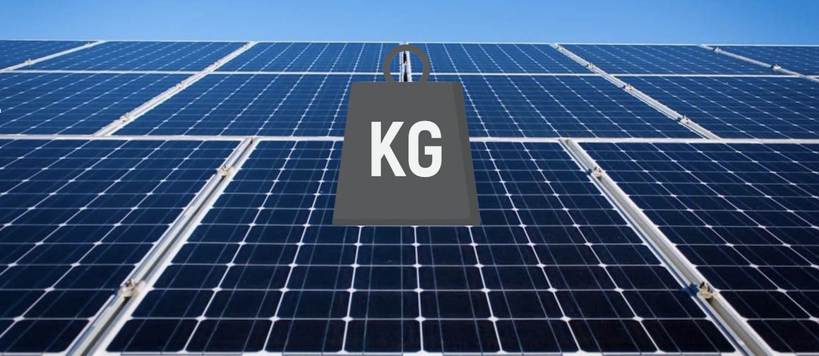 PV-Modul Gewicht: Im ø und pro m2 – Alle Daten hier