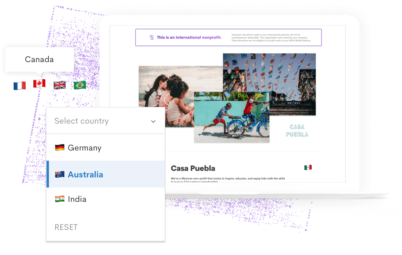 Donation Match Program - Employee Donation Matching Software | Millie