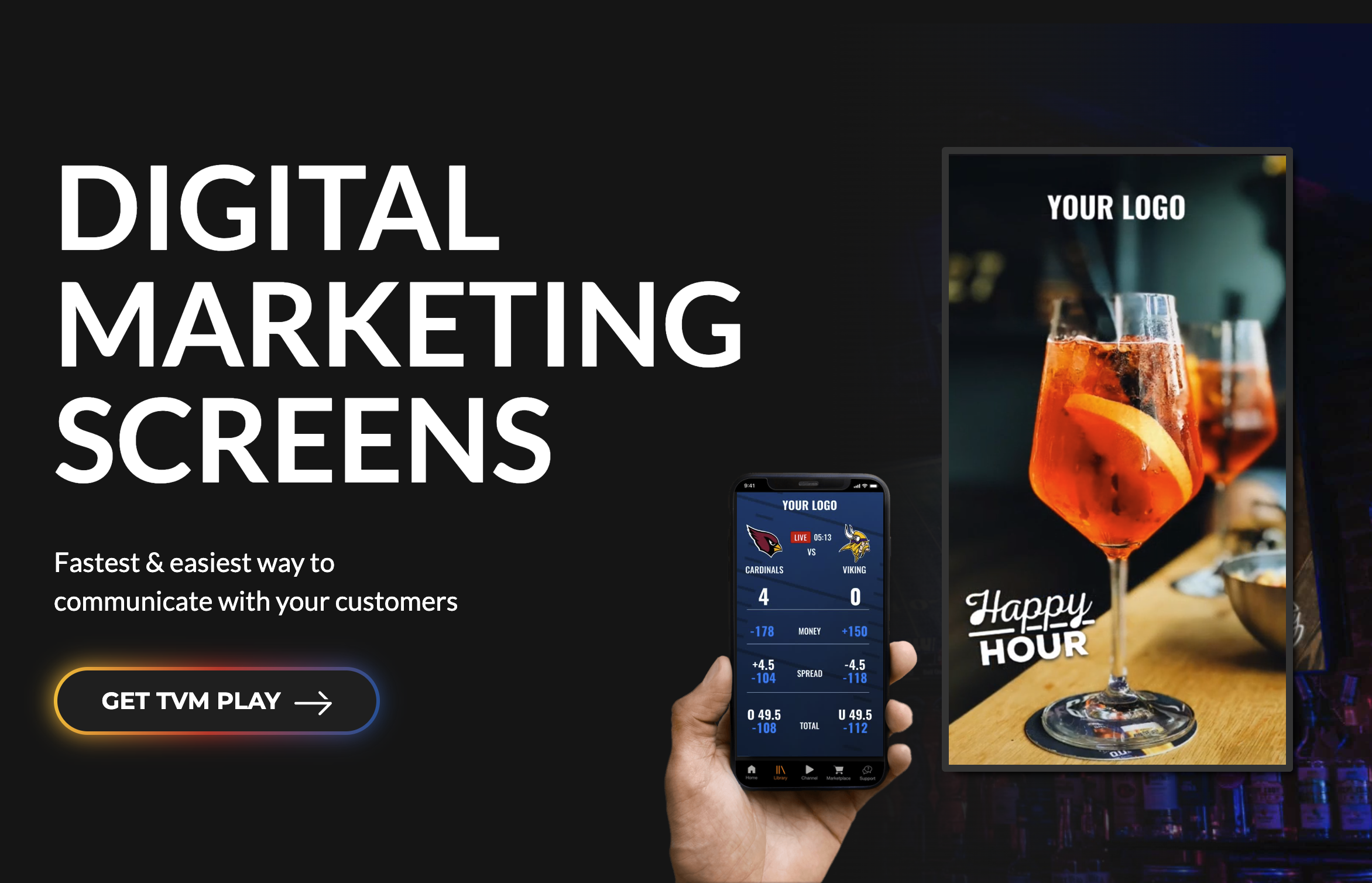 TVM Play | Digital Menu Boards & Digital Signage Display