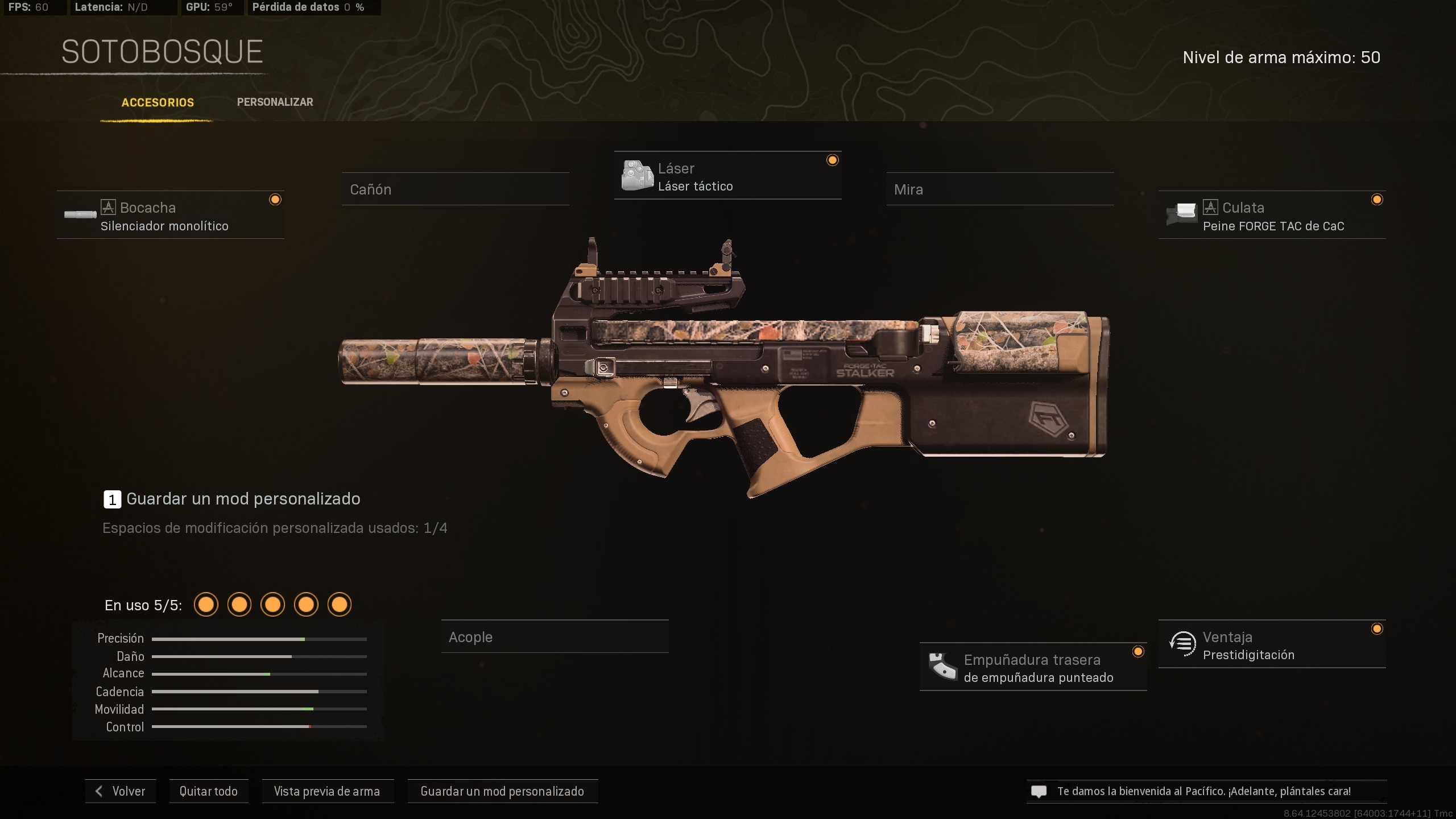 Warzone P90 mejor clase