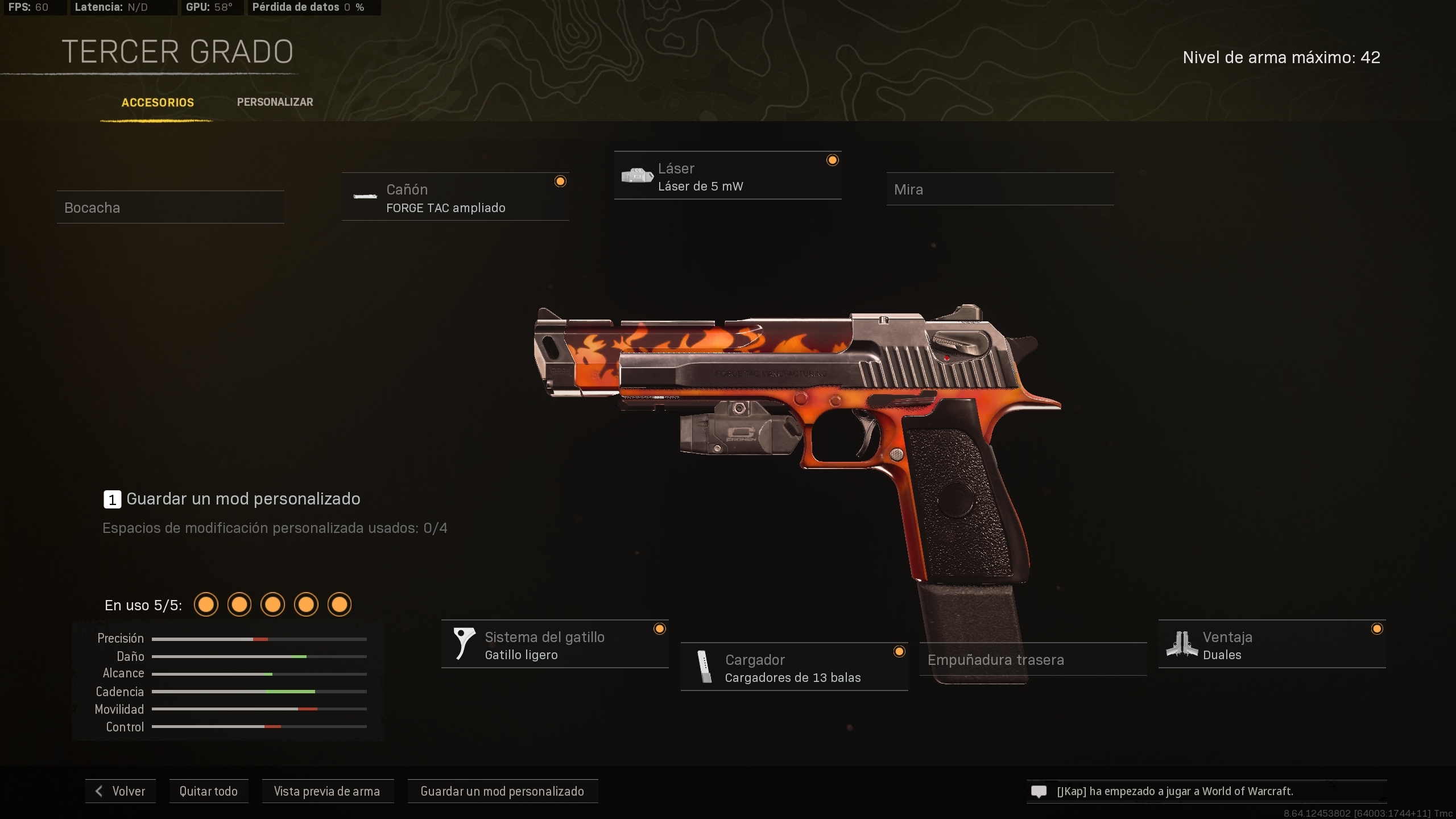 Warzone .50 GS mejor clase