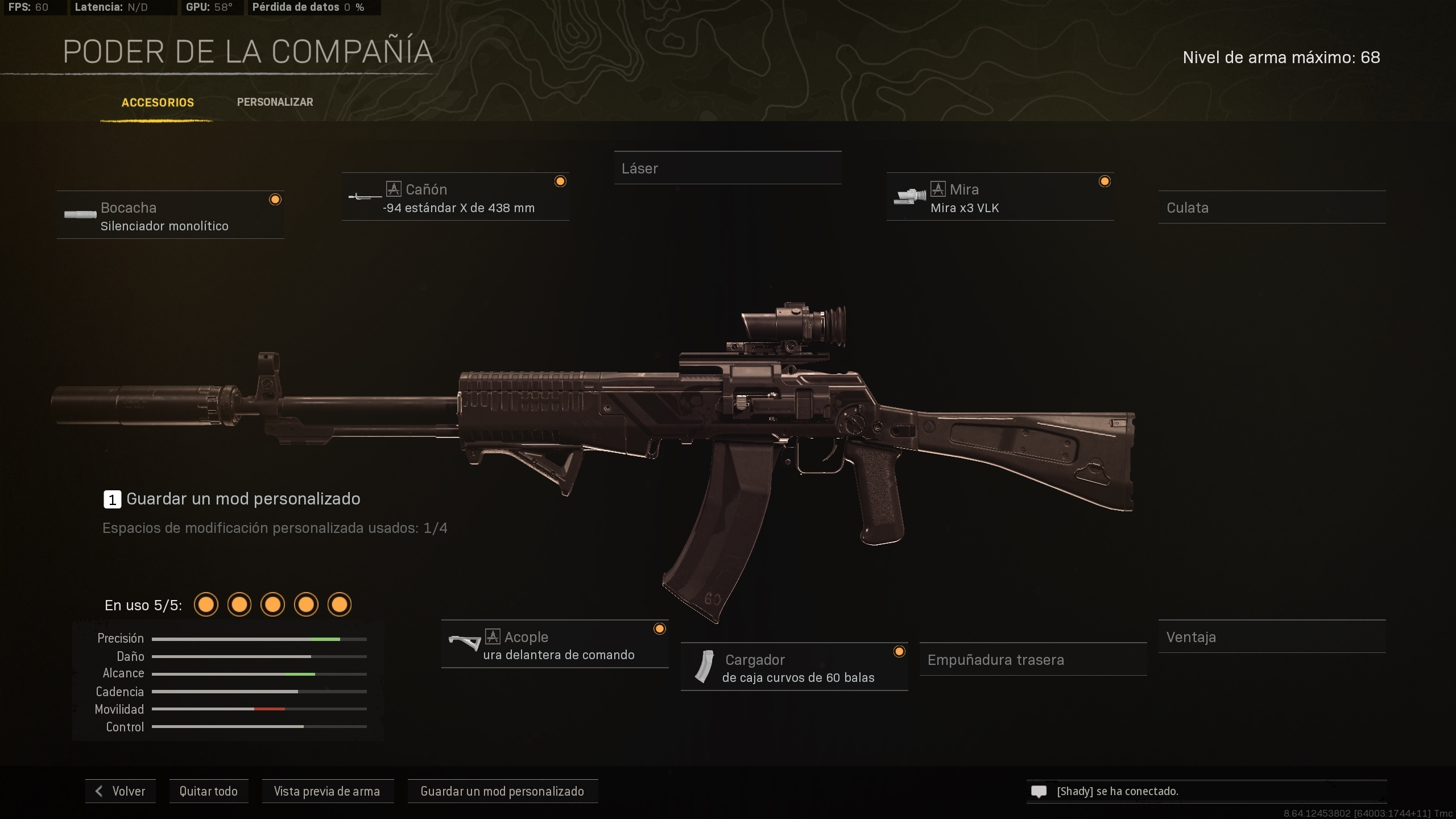 Warzone AN-94 (AN94) mejor clase