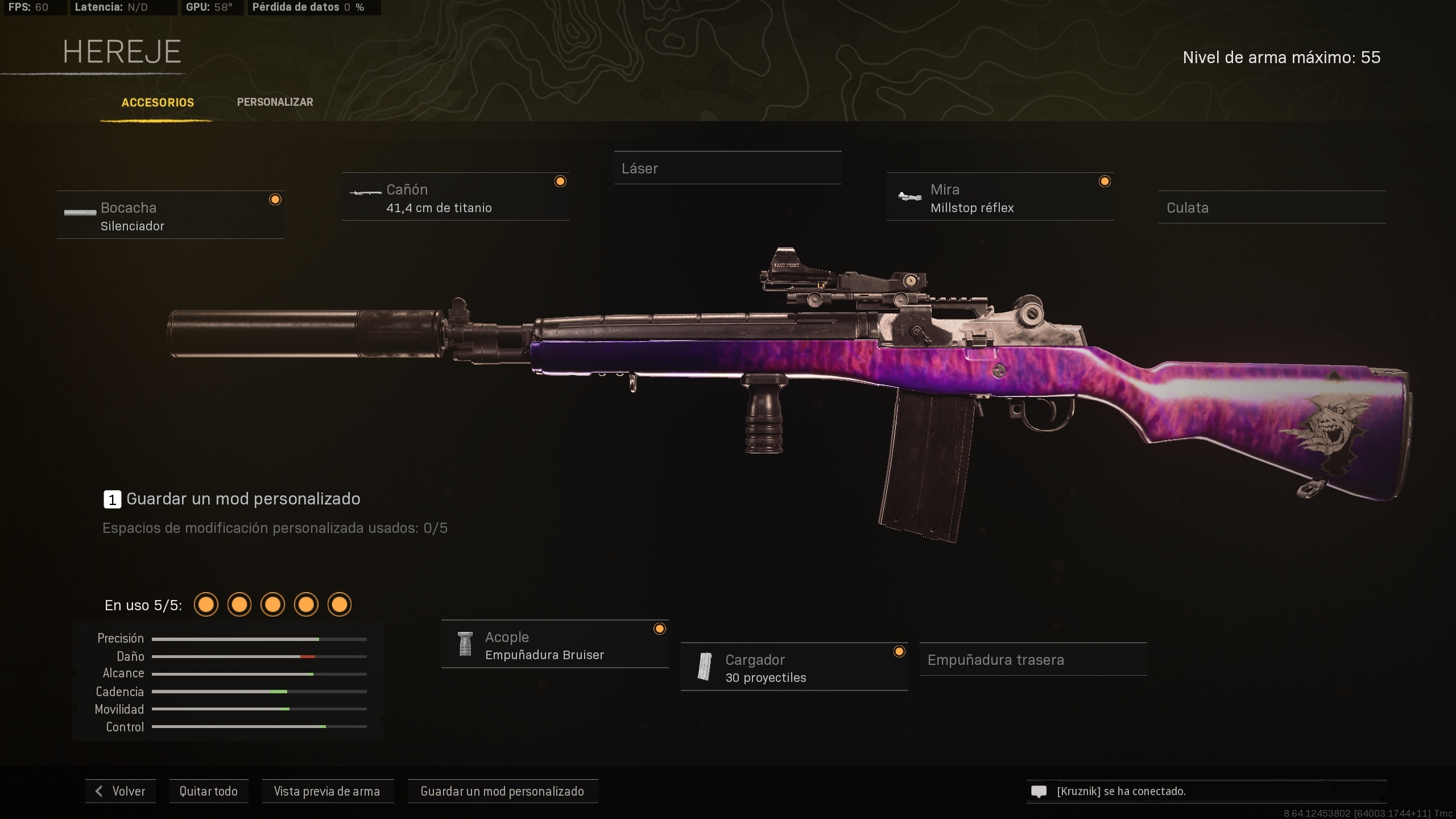 Warzone DMR-14 Subfusil mejor clase