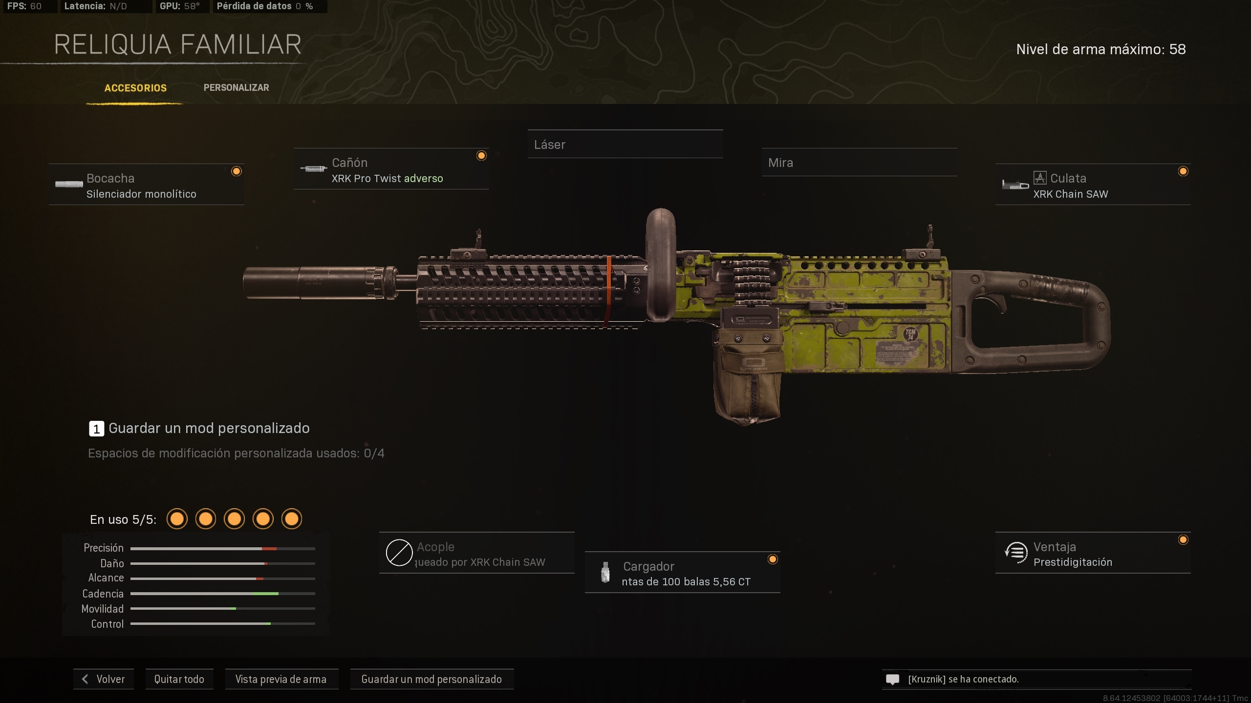 Warzone FiNN Minigun mejor clase