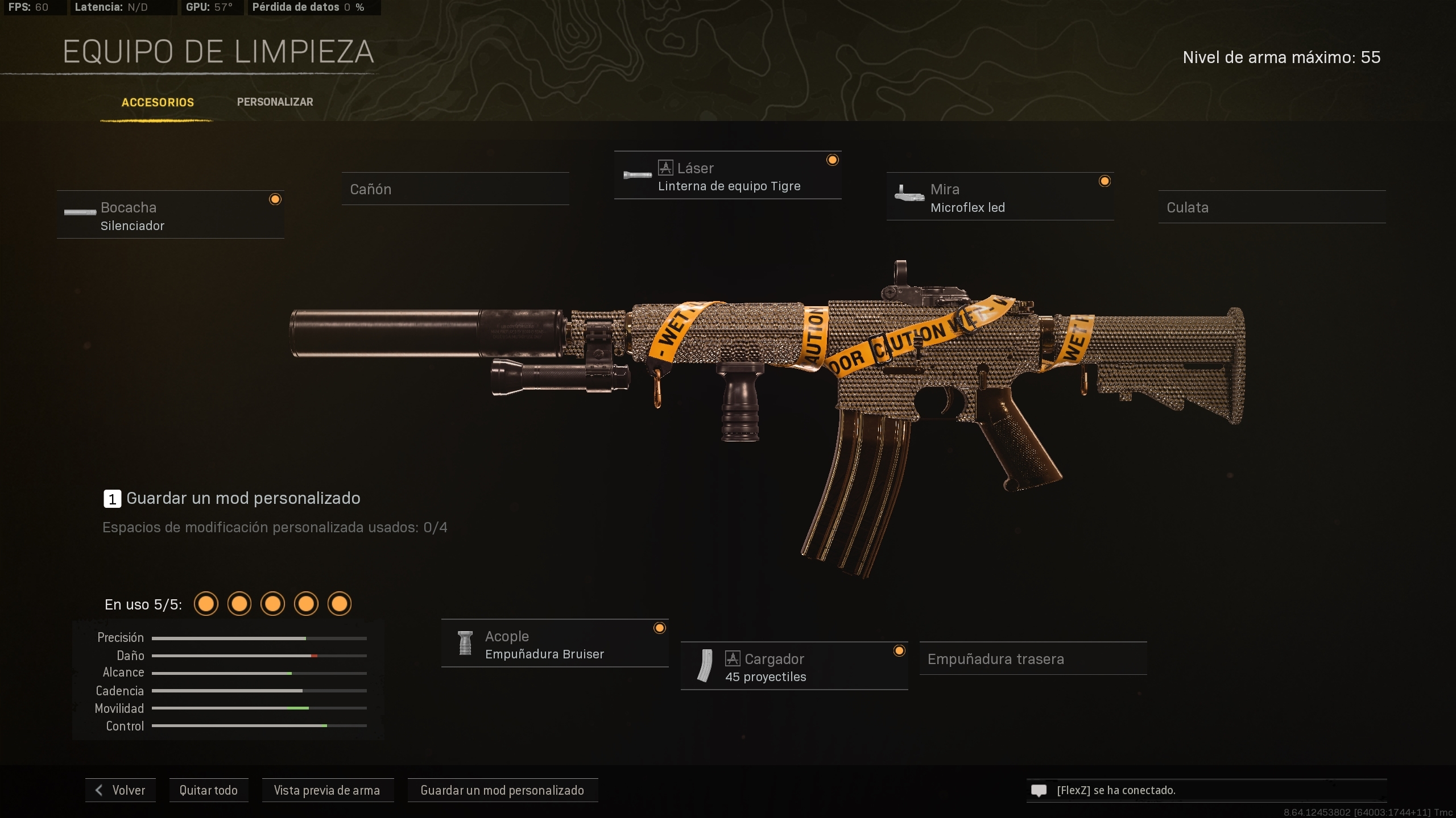 Warzone XM4 Subfusil mejor clase