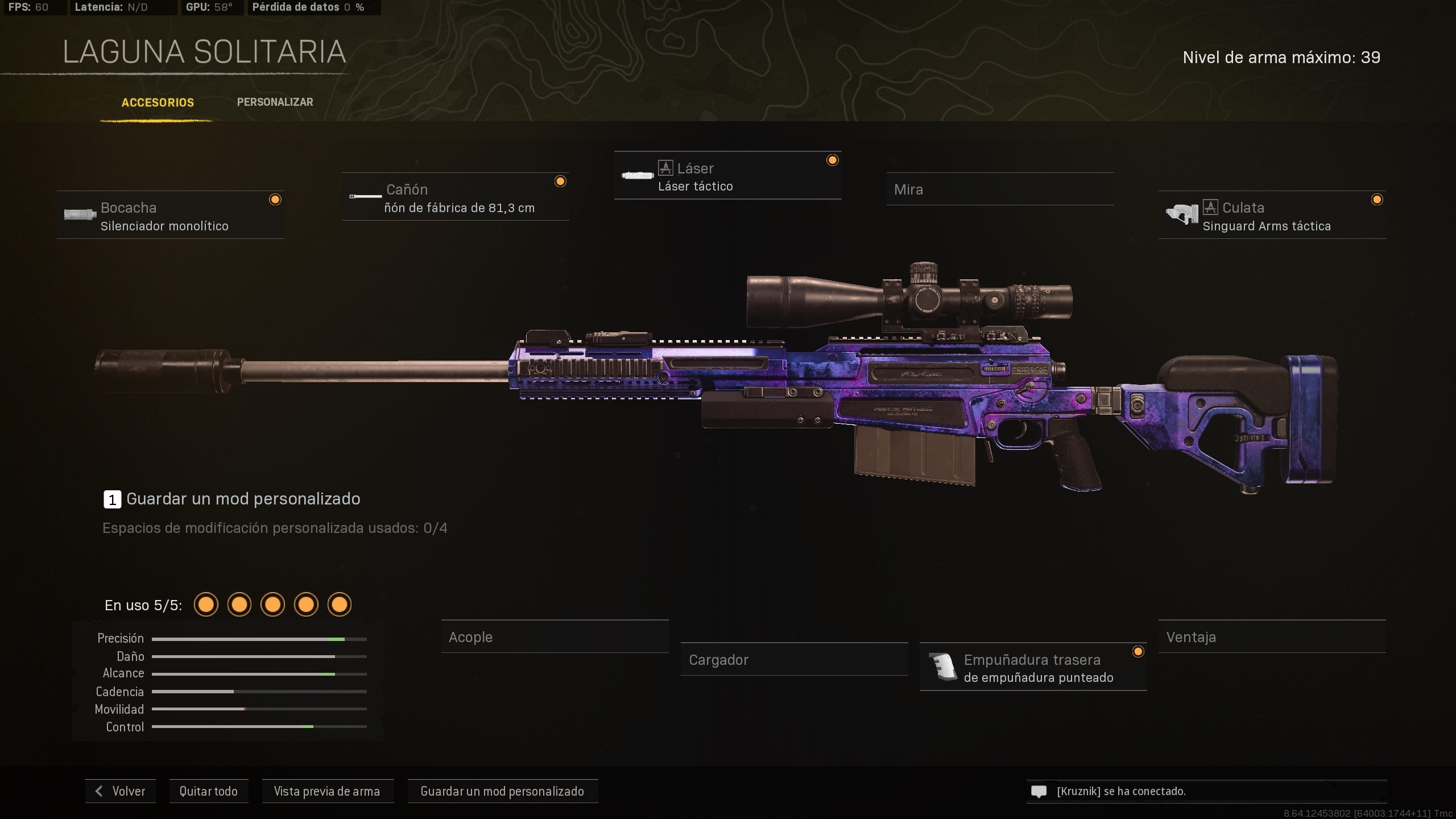 Warzone AX-50 mejor clase