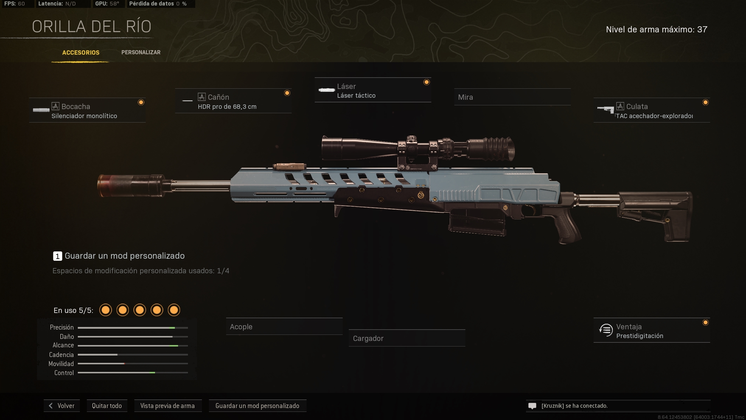 Warzone HDR mejor clase