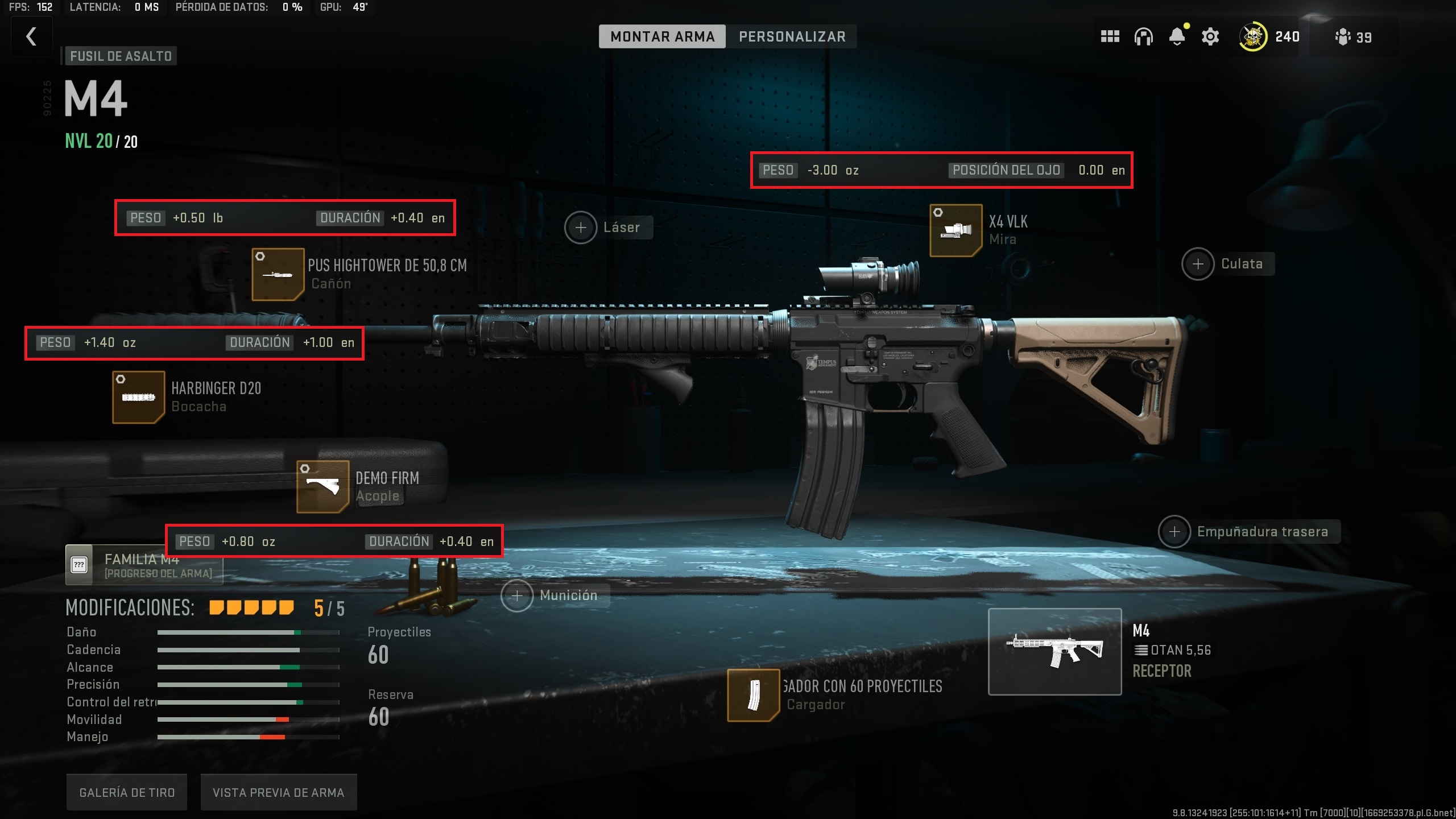 M4 mejor clase y ajustes de Warzone 2