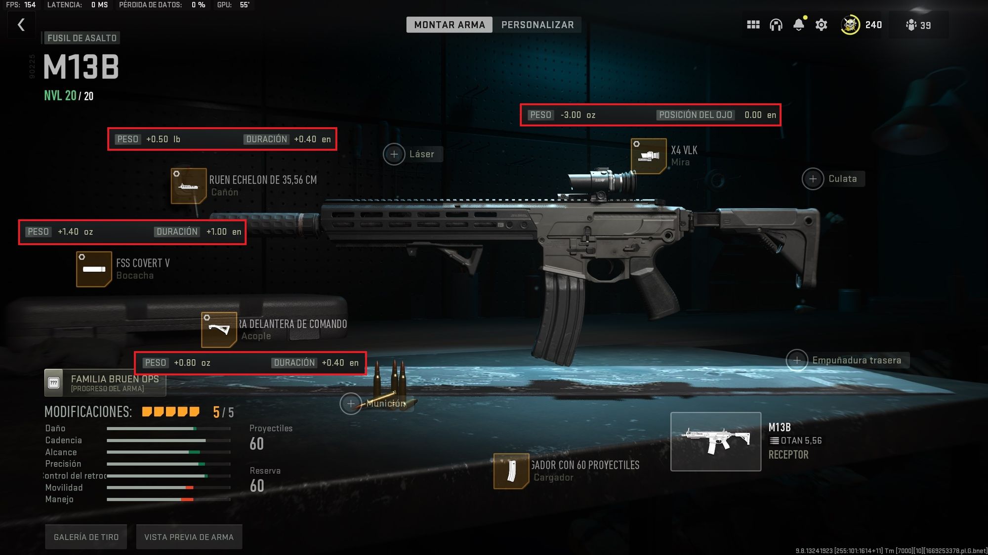 M13B mejor clase y ajustes de Warzone 2