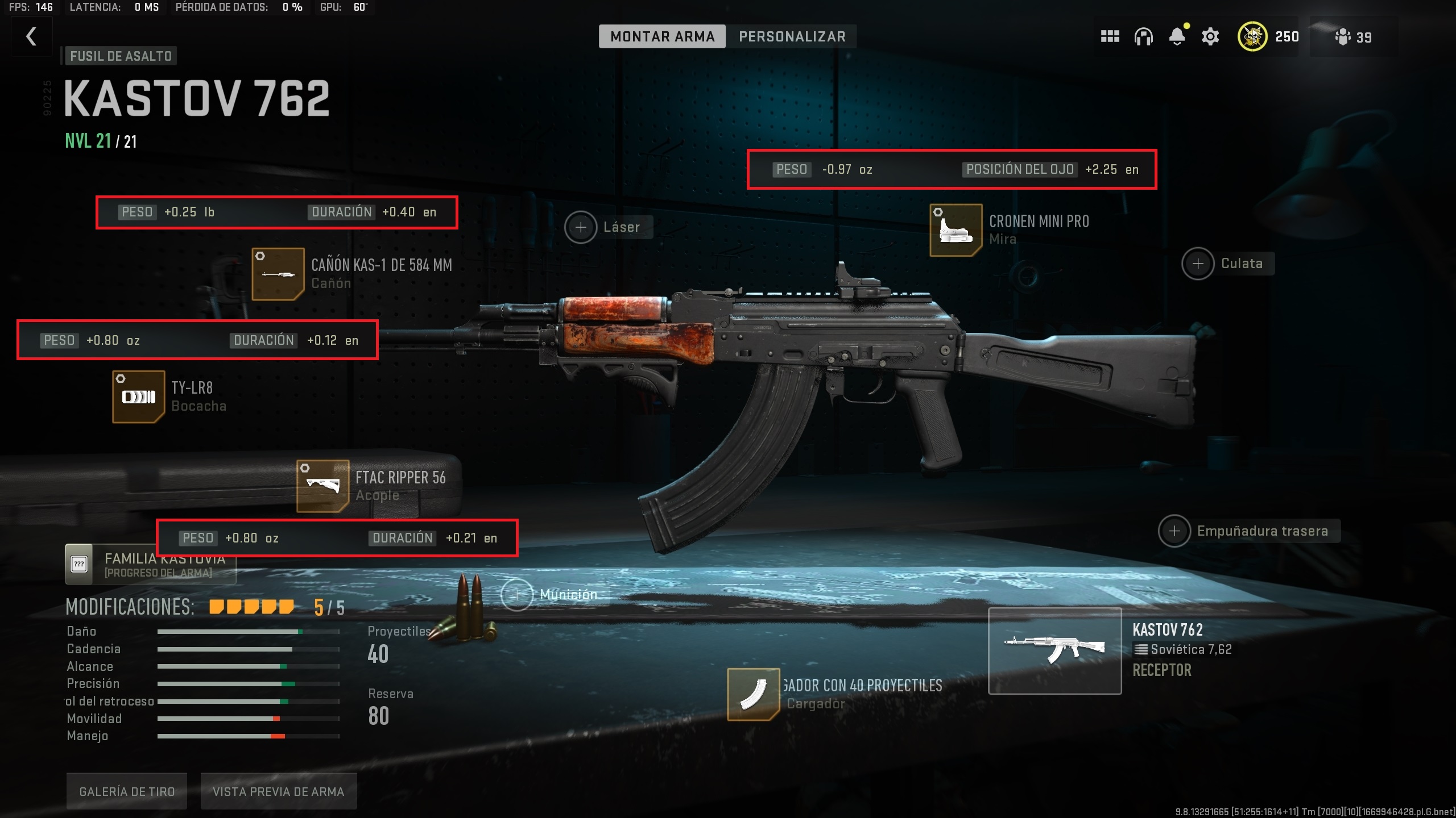 Kastov 762 mejor clase y ajustes de Warzone 2