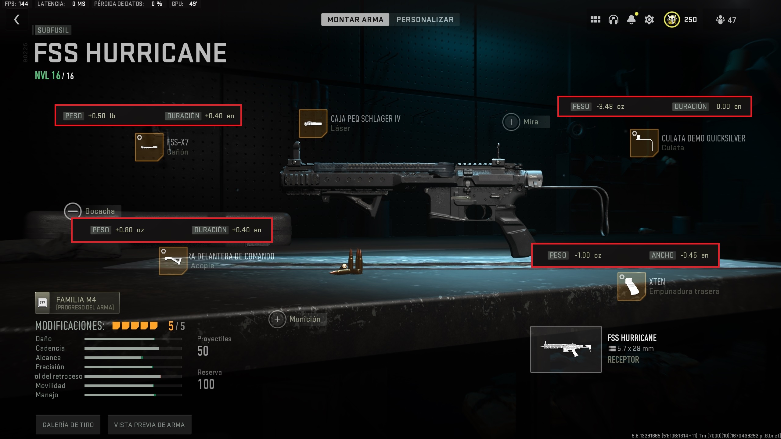 FSS HURRICANE mejor clase y ajustes de Warzone 2