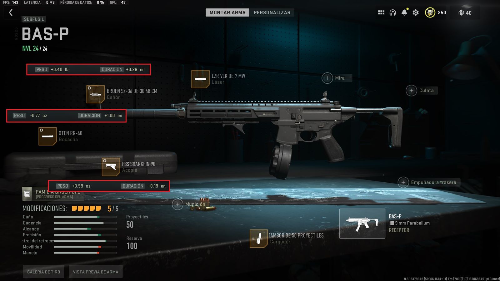 BAS-P (BASP) Complemento de Sniper mejor clase y ajustes de Warzone 2