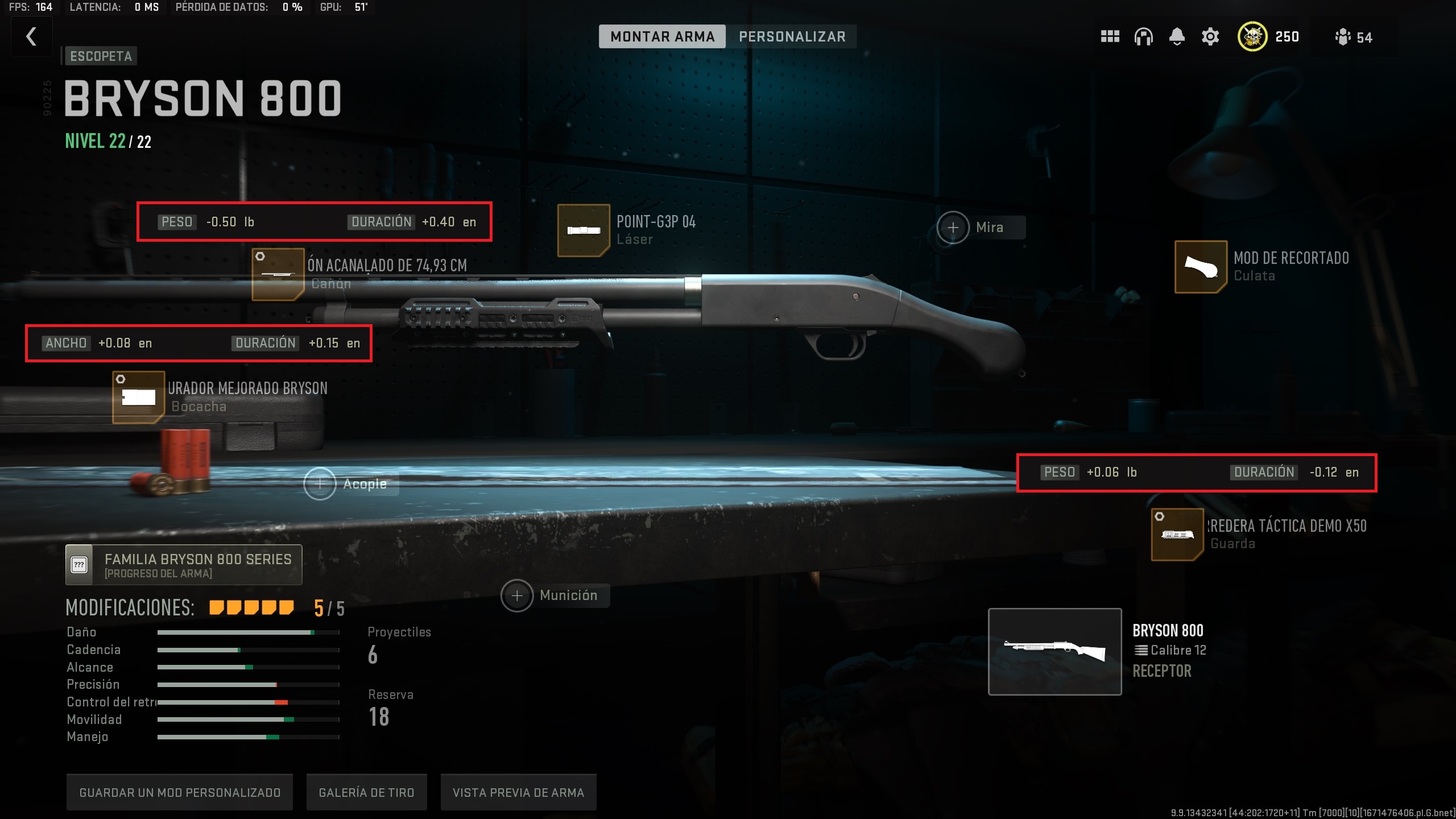 BRYSON 800 mejor clase y ajustes de Warzone 2