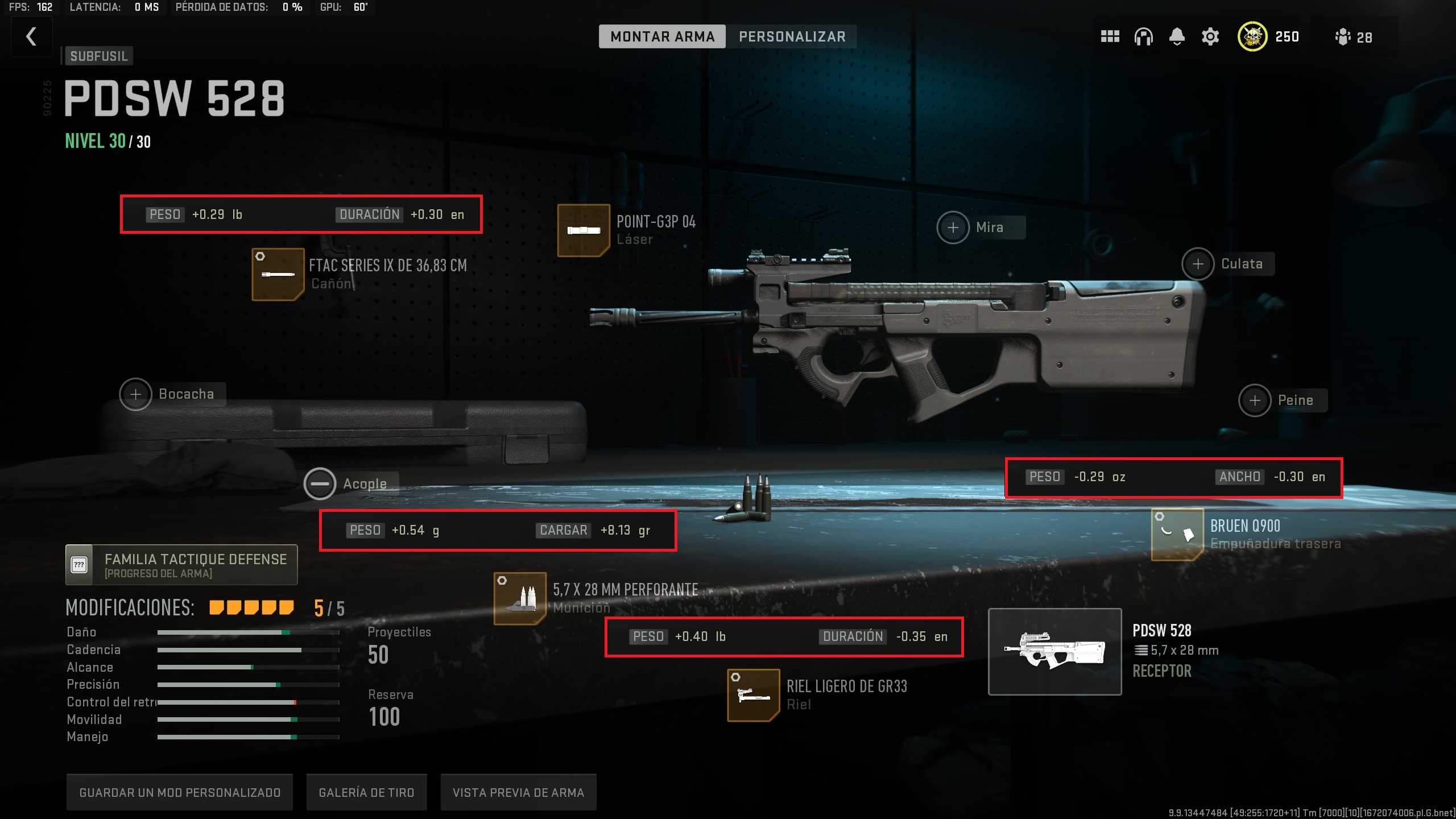 PDSW 528 mejor clase y ajustes de Warzone 2