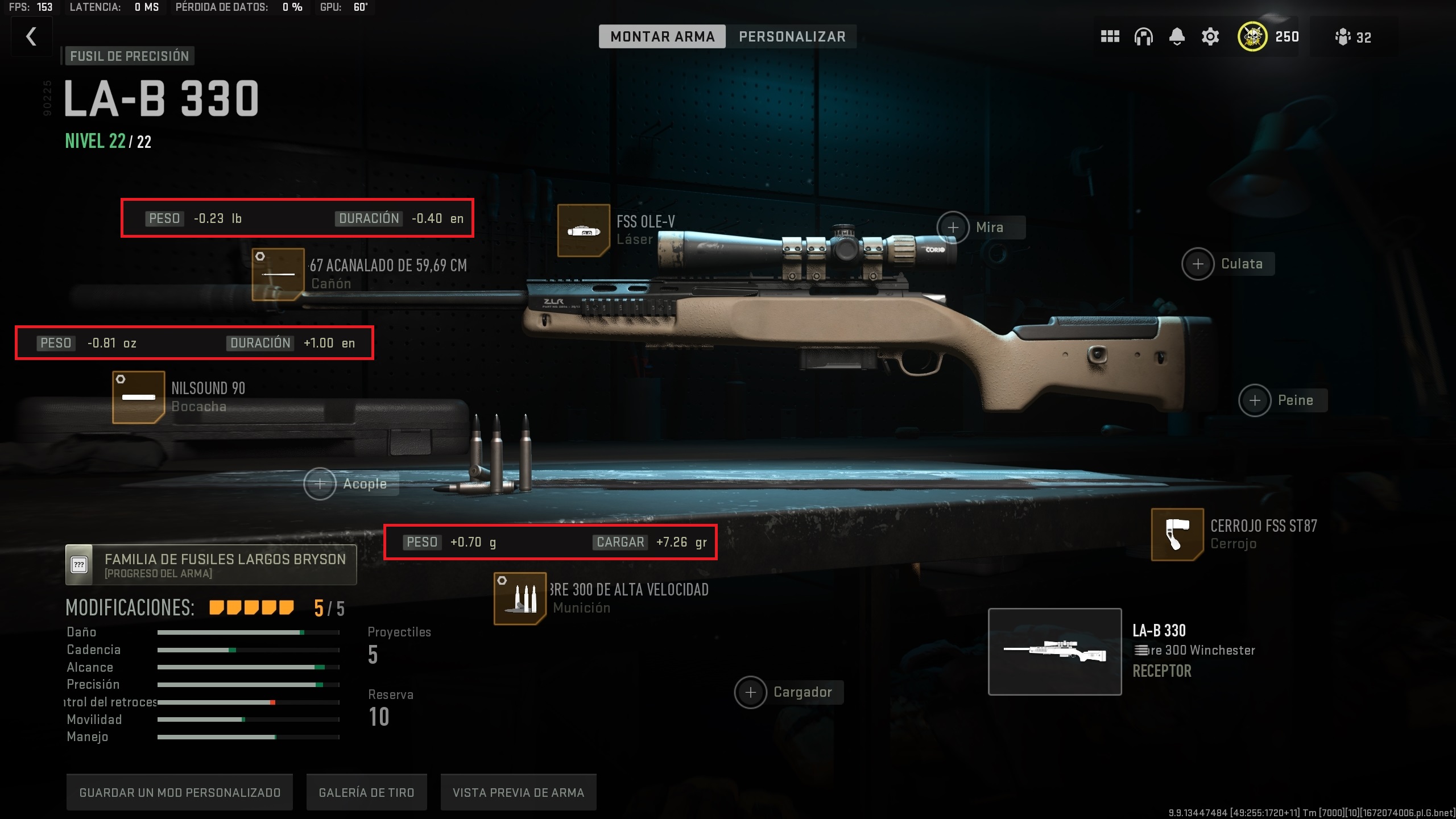 LA-B 330 (LAB330) mejor clase y ajustes de Warzone 2