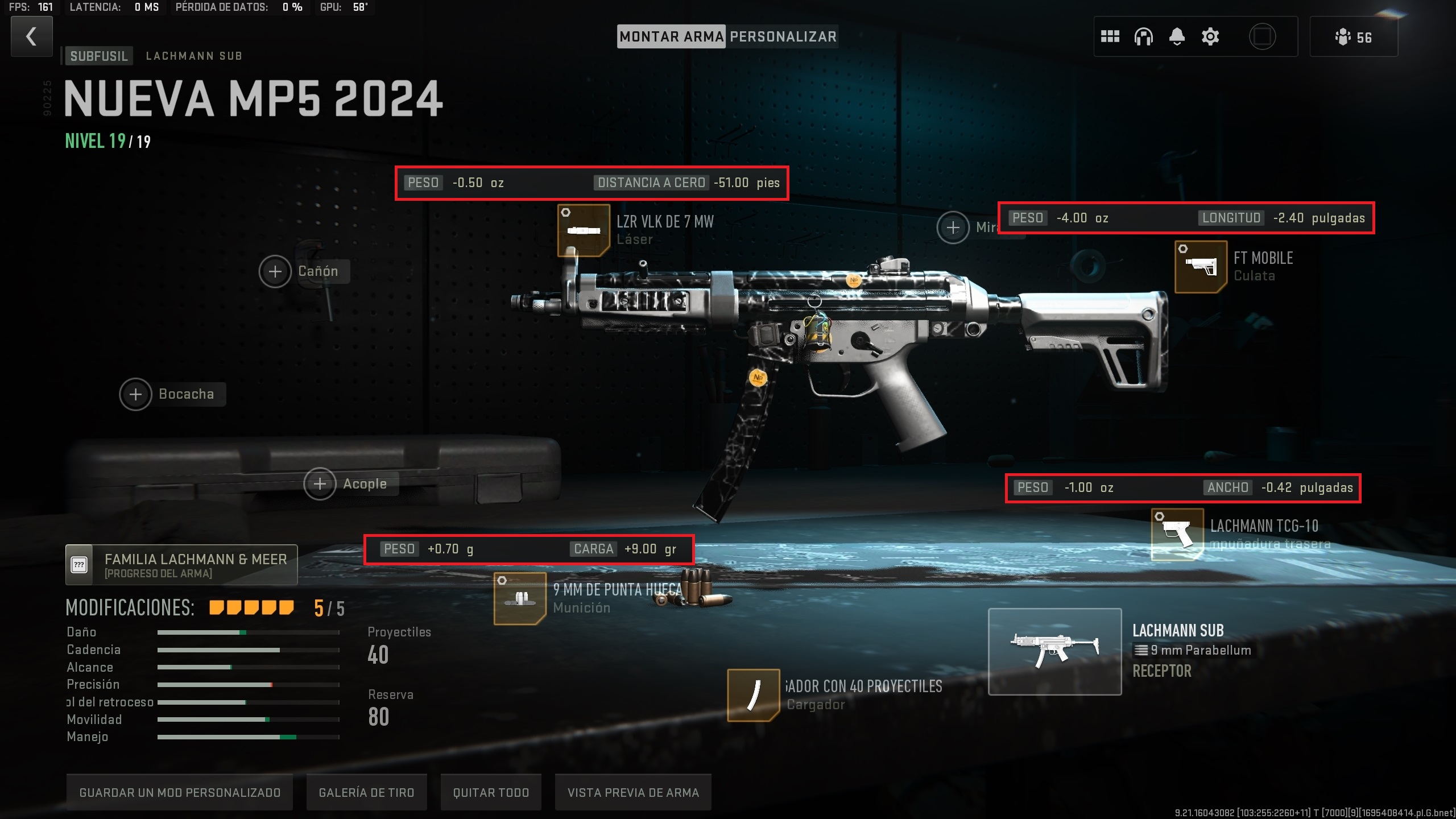 Lachmann Sub (mp5) mejor clase y ajustes de Warzone 2