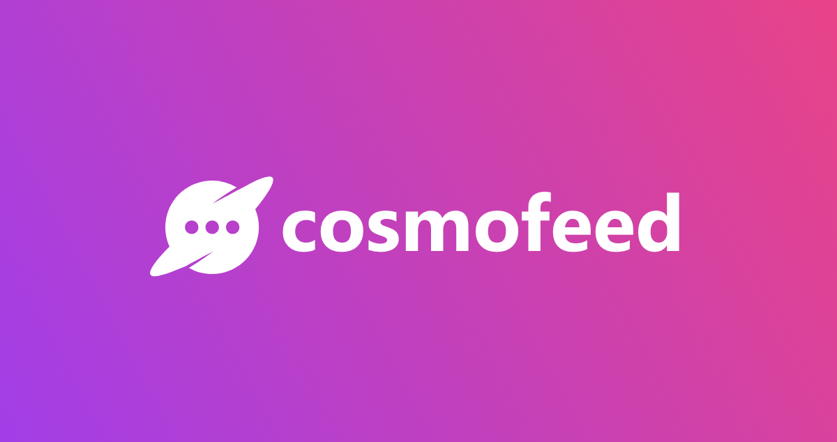 Cosmofeed - An all-in-one platform for creators