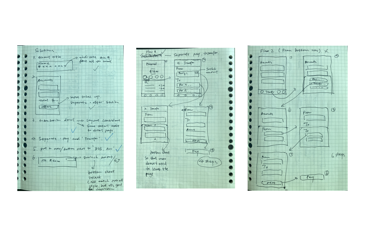 NAB mobile banking app redesign