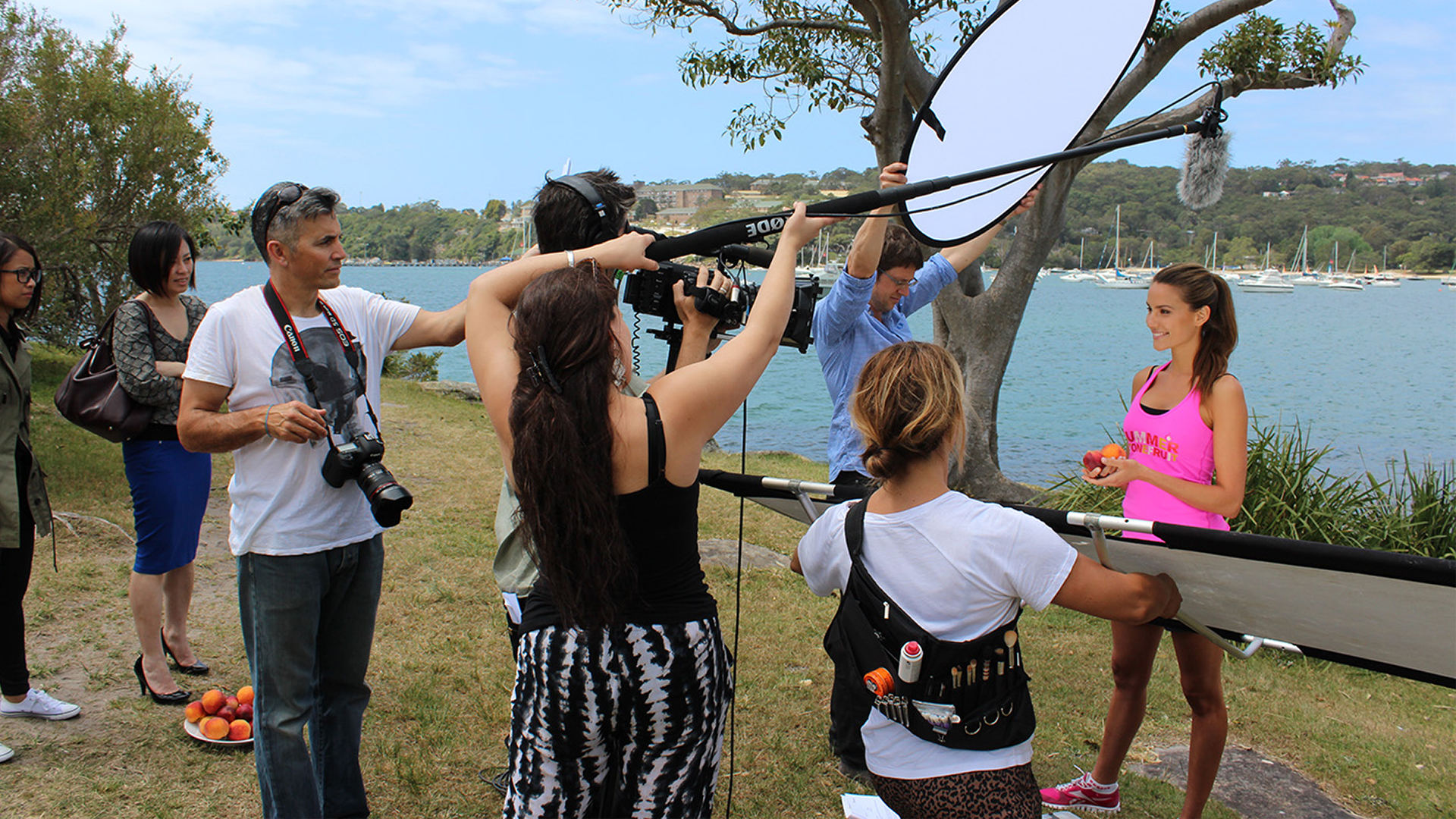 Another tough day at the office.