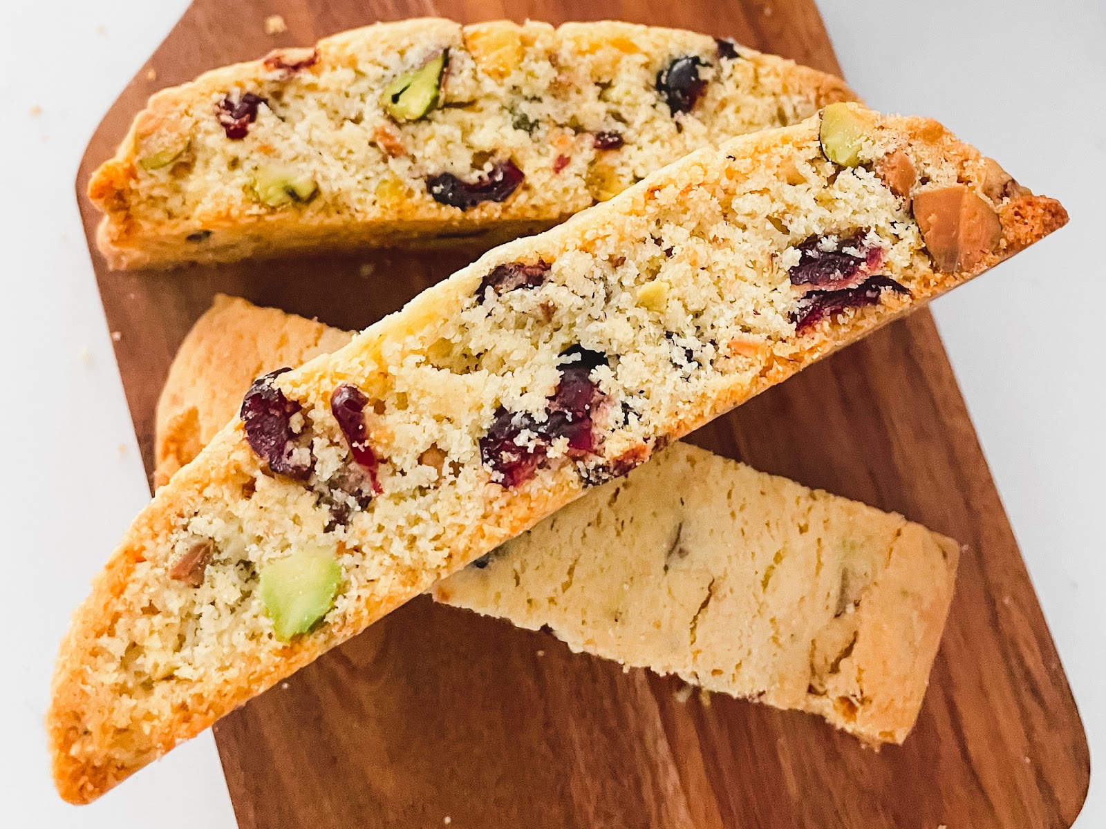 Cranberry Pistachio Biscotti