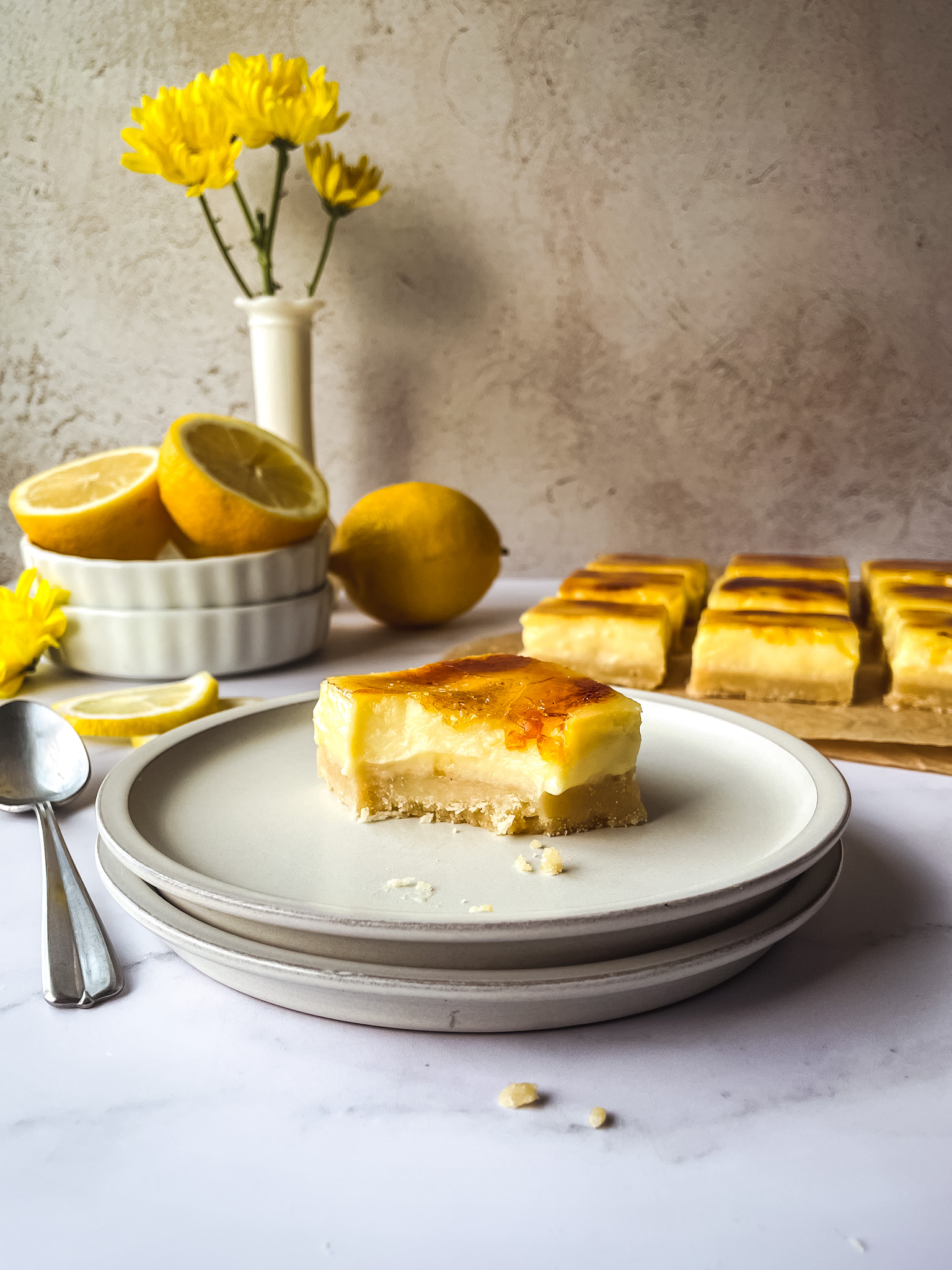 Lemon Brûlée Bars