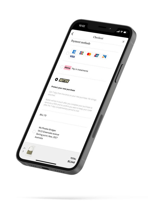 Butter Insurance - don't let the important things slip