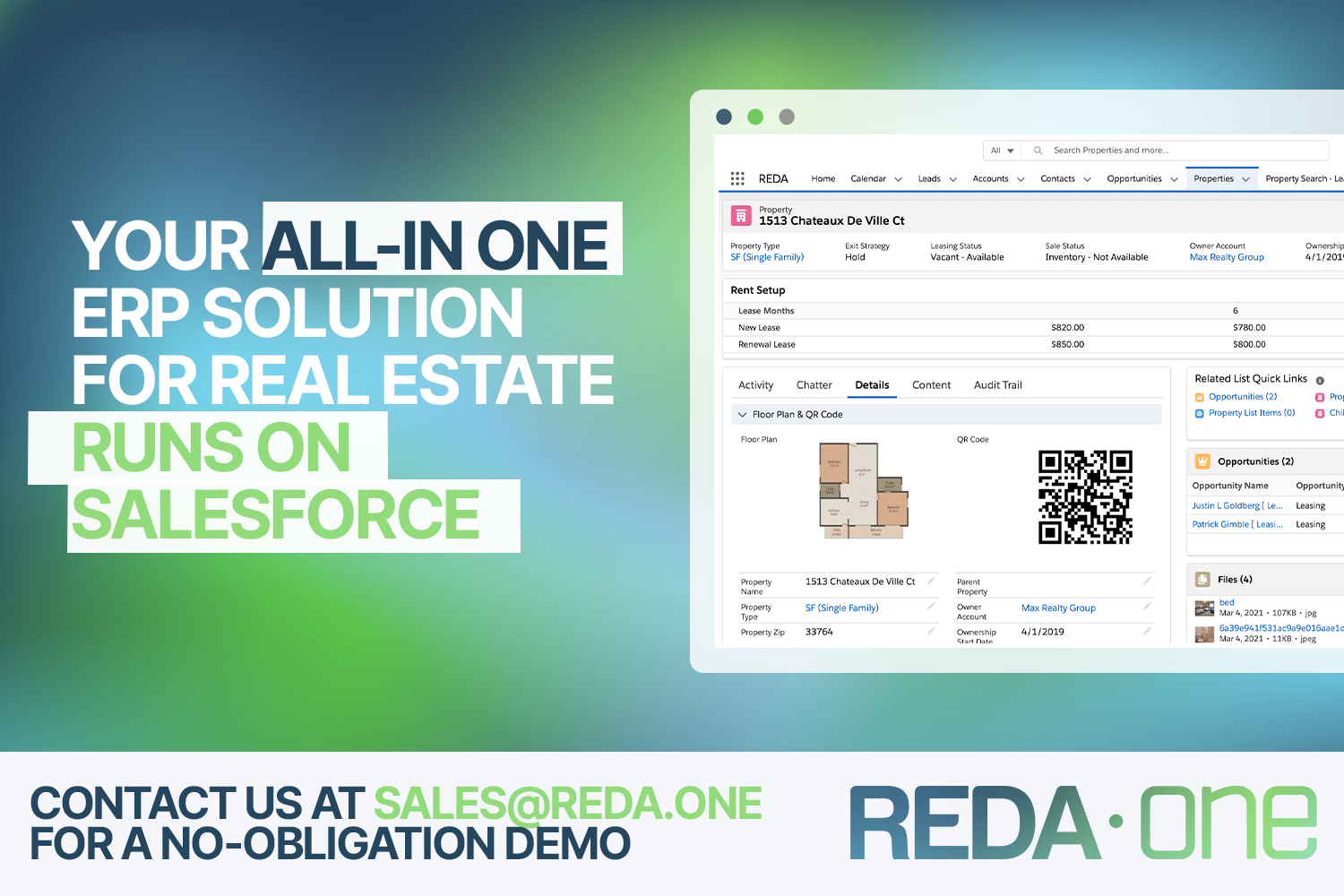REDA one - Best Salesforce ERP For Real Estate Management